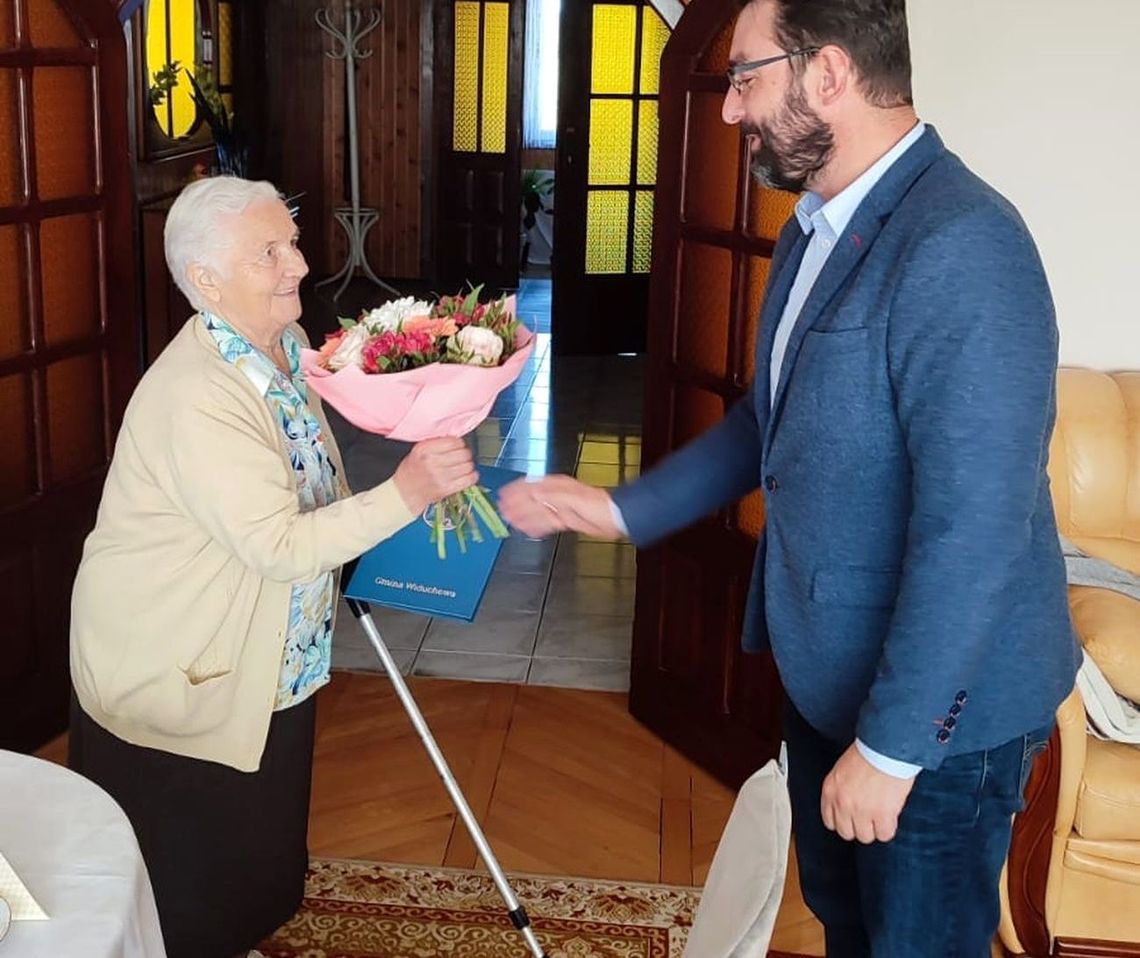 Pani Leokadia świętowała 90. urodziny Pani Leokadia świętowała 90. urodziny